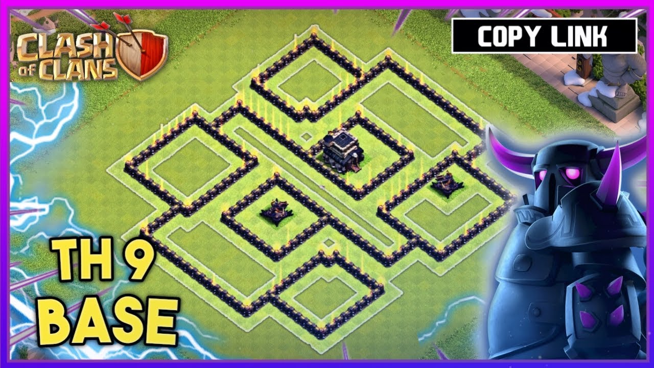 TH9 COC BASE 2025 | TH 9 COC | COC TH9 BASE COPY LINK@ClashOfClans ...