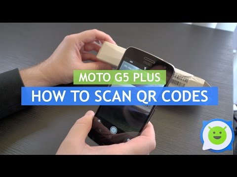 Moto G5 Plus - How to scan QR code - YouTube