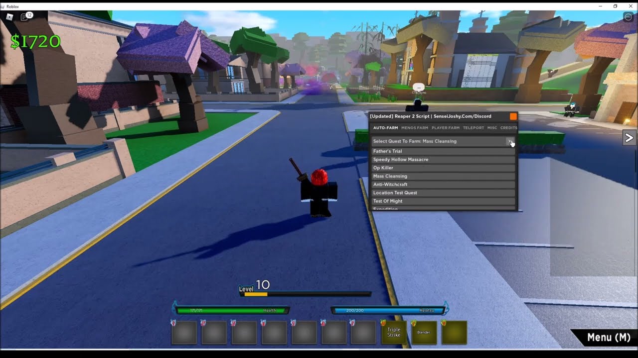 Roblox Reaper 2 Script (AutoFarm, AutoQuest, MenosFarm, Farm Players ...