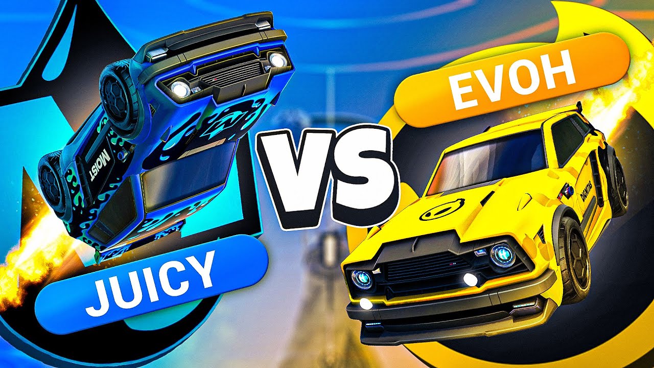 Evoh vs Juicy | Rocket League 1v1 Showmatch - YouTube