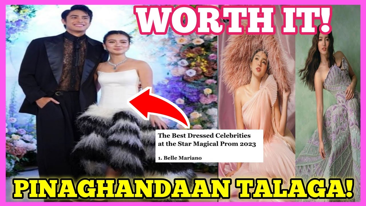 BELLE BEST DRESSED sa PROM!+ hindi lang isa ang HINANDA na GOWN para sa ...