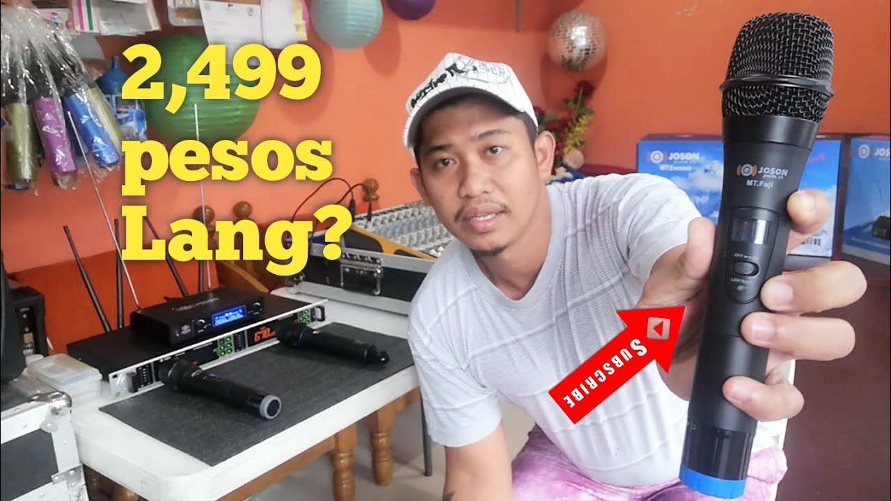JOSON WIRELESS MICROPHONE TESTING (JOSON BRAND) #josonbrand # ...
