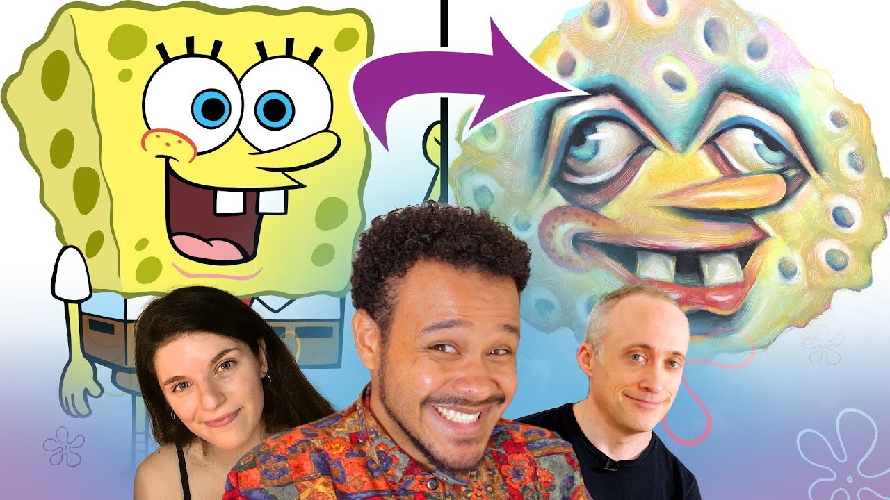10 Artists Reimagine SpongeBob SquarePants In Their Own Style - YouTube