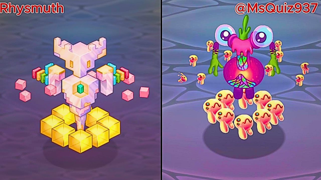 Monsters Ethereal Workshop Rhysmuth & Teeter-Tauter and Meebkin Island ...