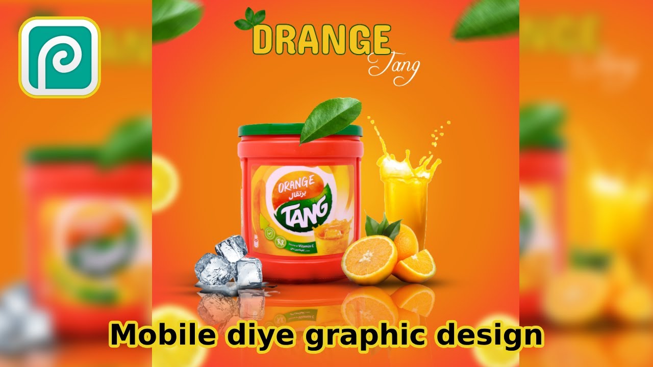 Social media poster design in mobile editing | photopea tutorial 2024 ...