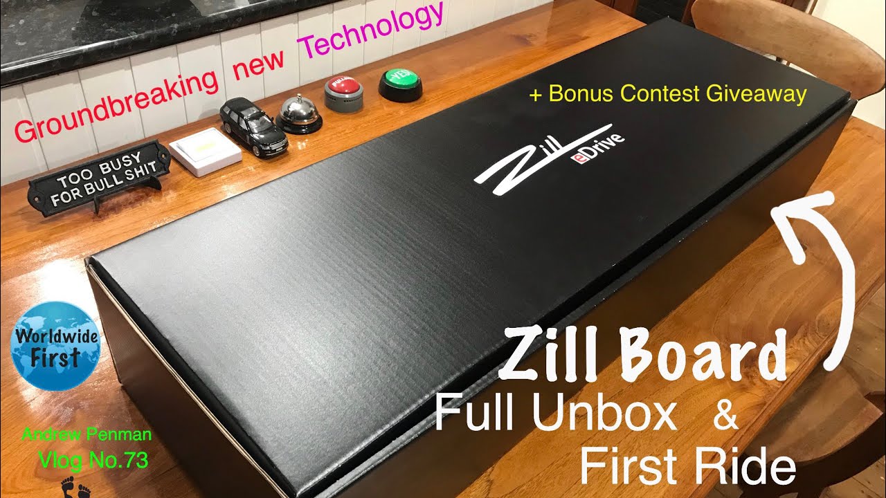 Zill Board Full Unbox and First Ride -Andrew Penman EBoard Reviews-Vlog ...