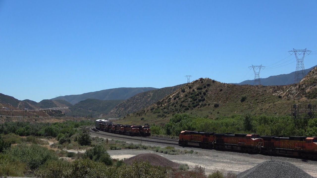 Cajon Pass half day in 4k w/lots of action on 8/26/23 - race, meets ...