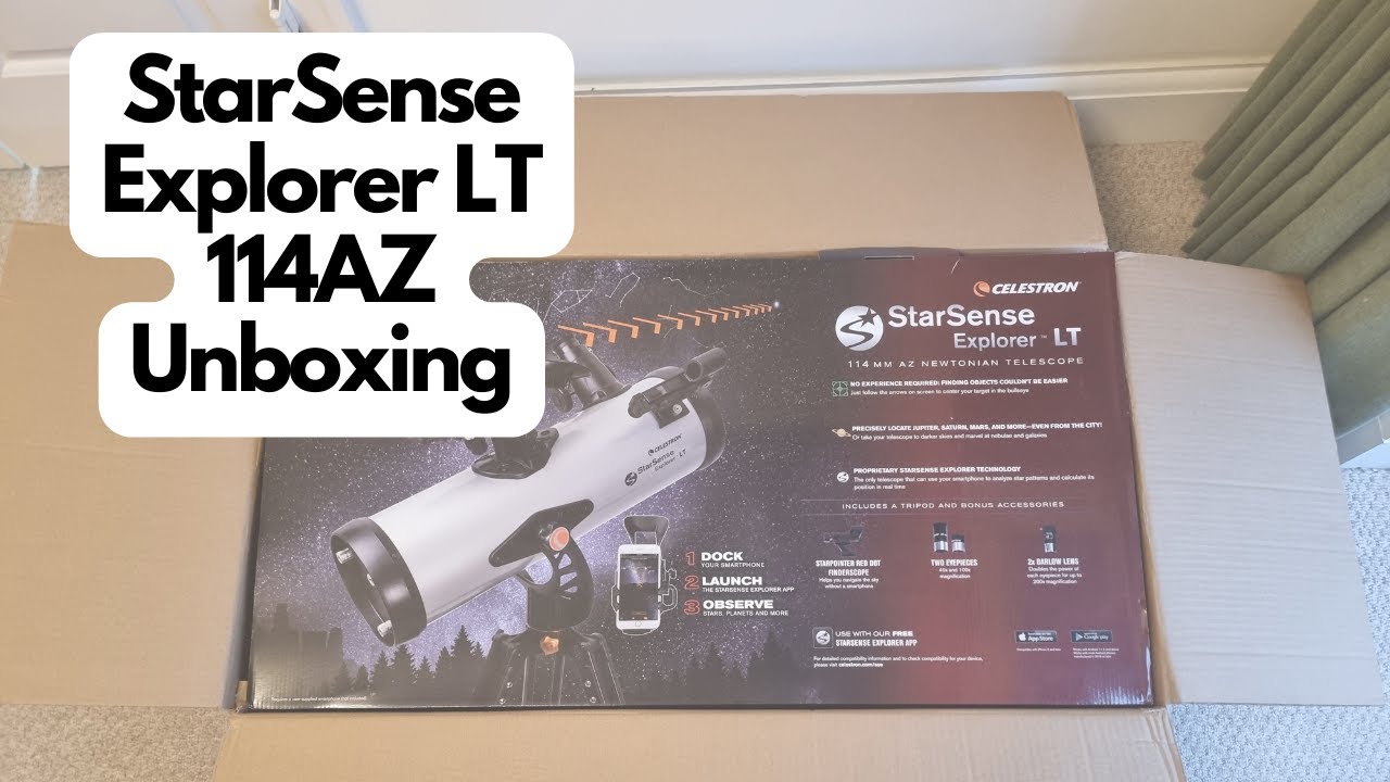 Celestron StarSense Explorer LT 114AZ Unboxing 🔭 - YouTube