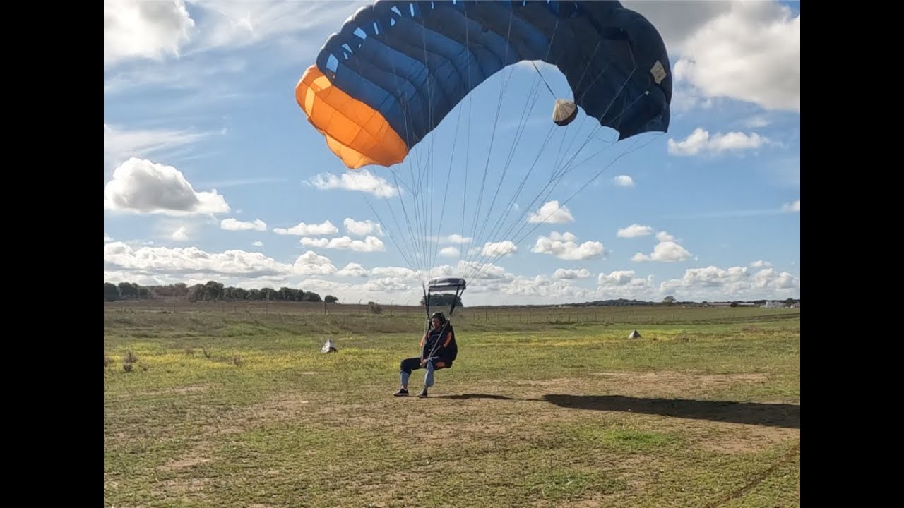 Peter landing his #parachute after #skydiving with www.learnskydiving ...