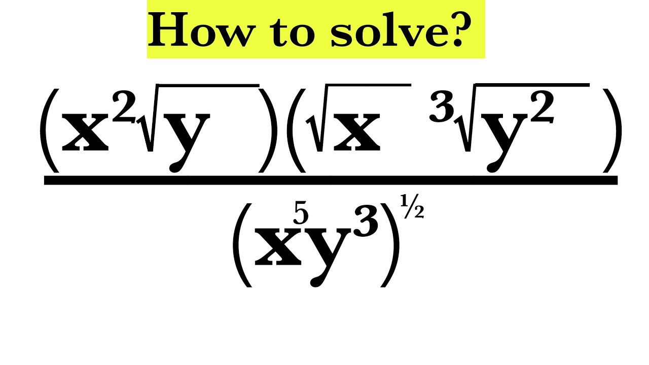 Hardest Algebra Problem Math Olympiad Question YouTube