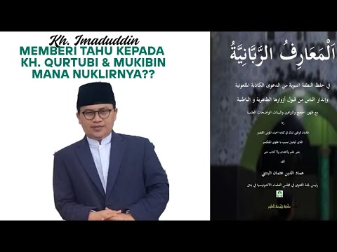 (2)Kitab Kh. Imaduddin, Bantahan kepada Kh. Qurtubi dan para Mukibin ...