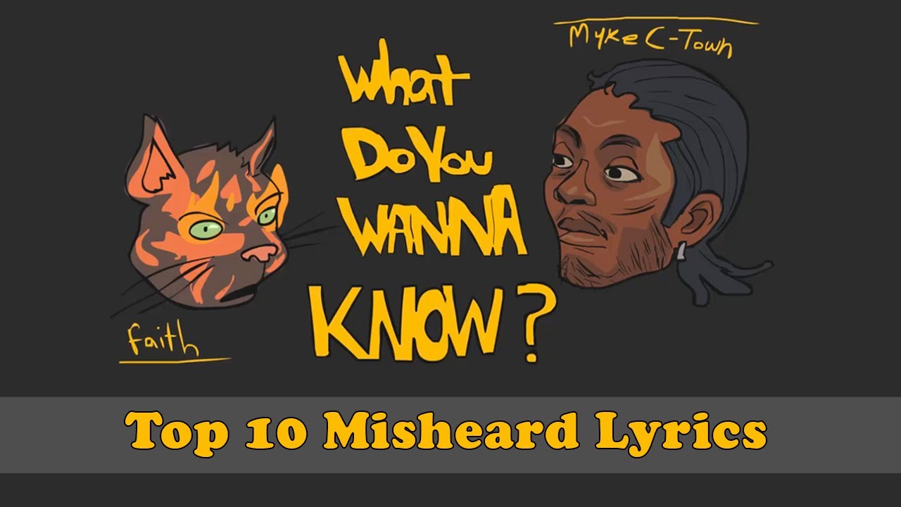 Top 10 Misheard Lyrics | WDYWK - YouTube