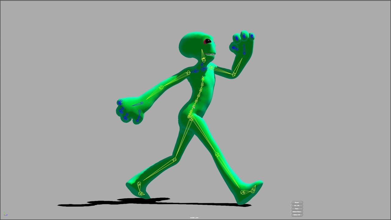 Mid Poly Character Rig | RIGGER.WS - YouTube