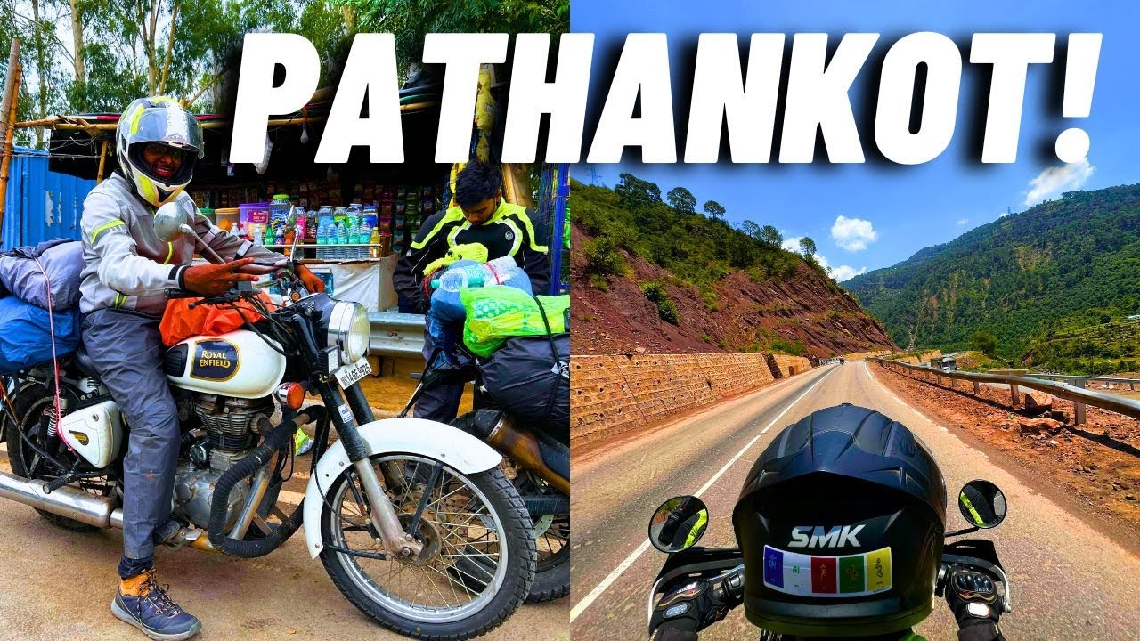 DELHI TO PATHANKOT 500KMS ON BIKE ! | LADAKH RIDE DAY 4 - YouTube