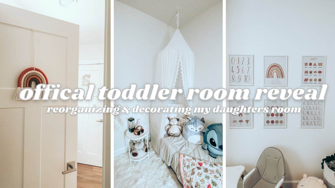 official toddler room reveal + tour and the process of reorganizing ...
