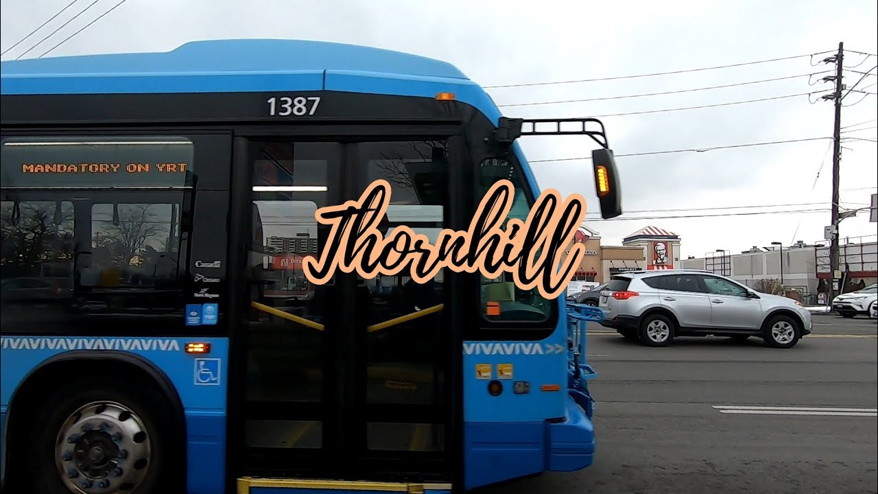 🇨🇦 VIVA Blue Bus Ride - Yonge & Steeles to Richmond Hill Centre - YouTube