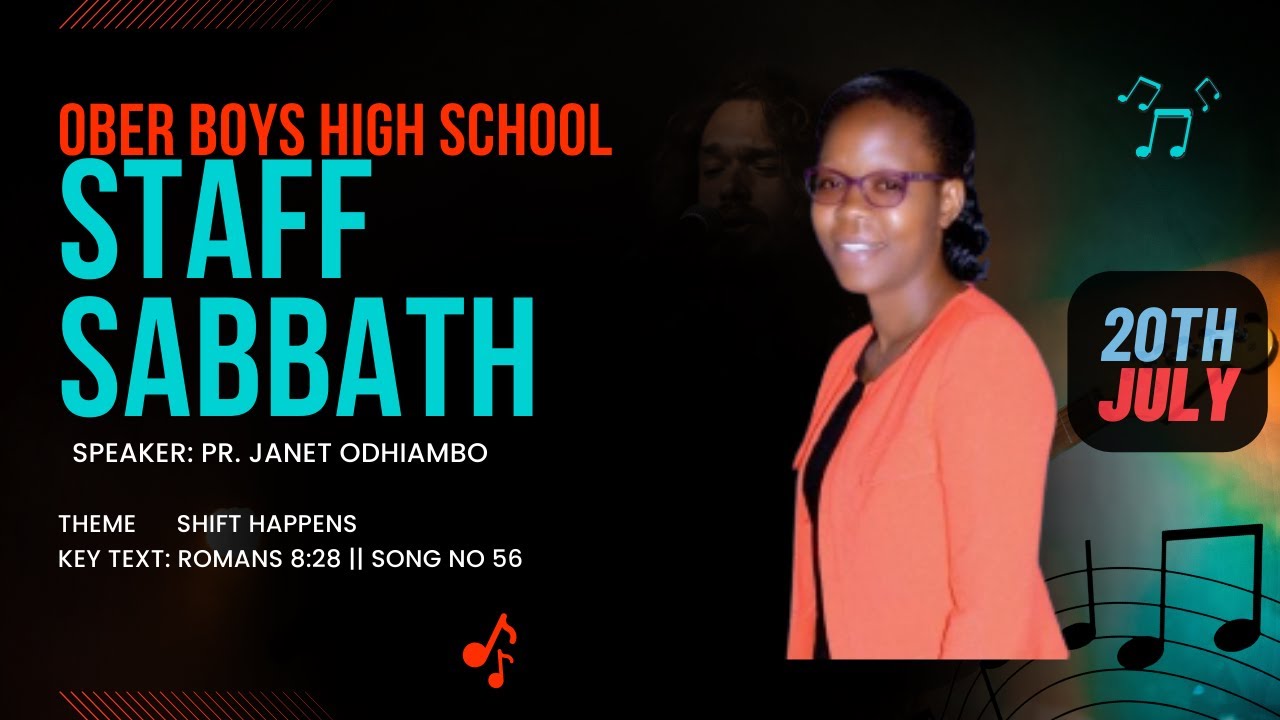 Staff sabbath at Ober Boys high school || 20-07-2024 - YouTube