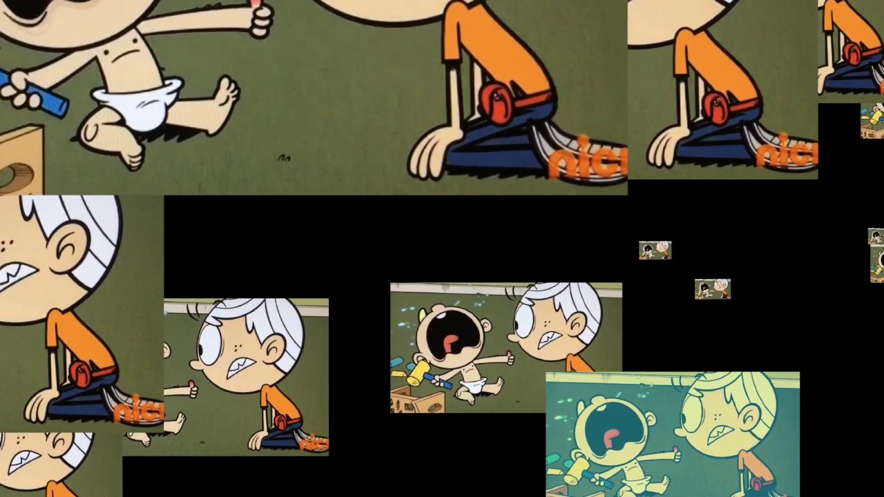 Loud house Lincoln kisses Lily's boo boo colorful - YouTube