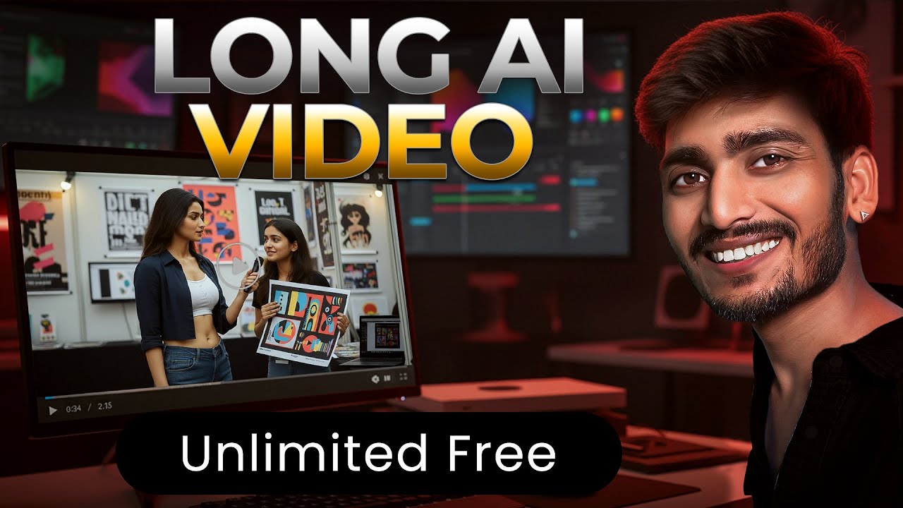 How to create long AI videos FREE | AI Se Lambe Video Kaise Banae ...