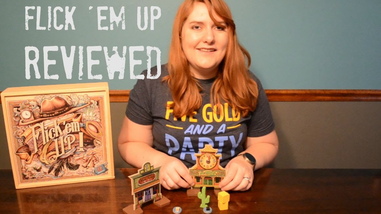 Flick 'Em Up - Short Board Game Review - YouTube