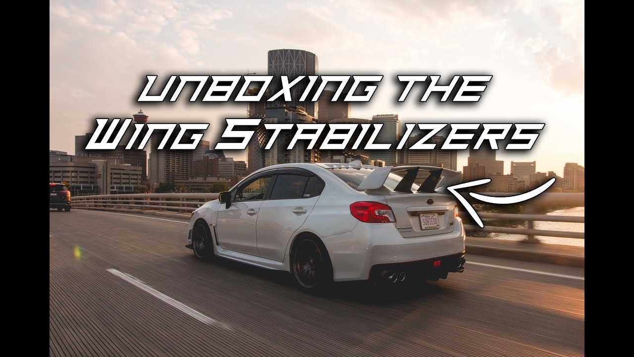 Perrin Wing Stabilizers for Subaru WRX / STI 2015 + - YouTube
