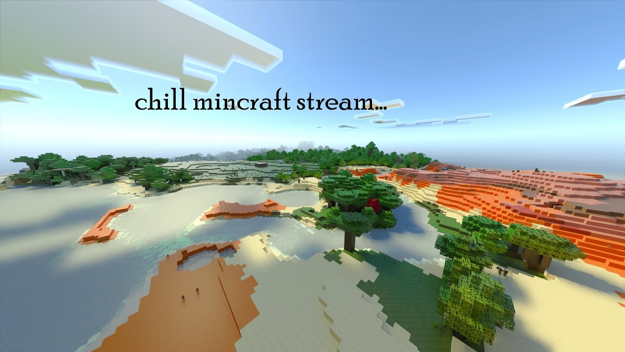 chill stream in minecraft server - YouTube