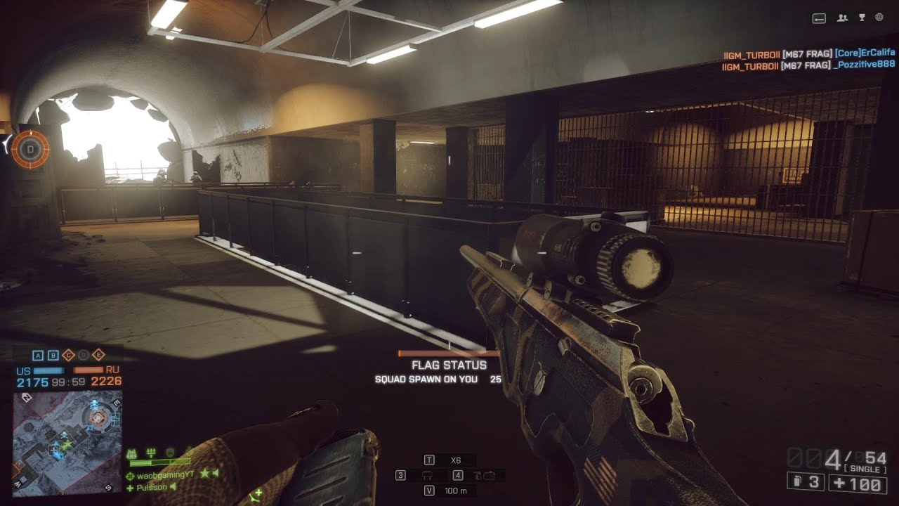 SNIPER LOCKER - Battlefield 4 Gameplay (No commentary) Waobgaming - YouTube