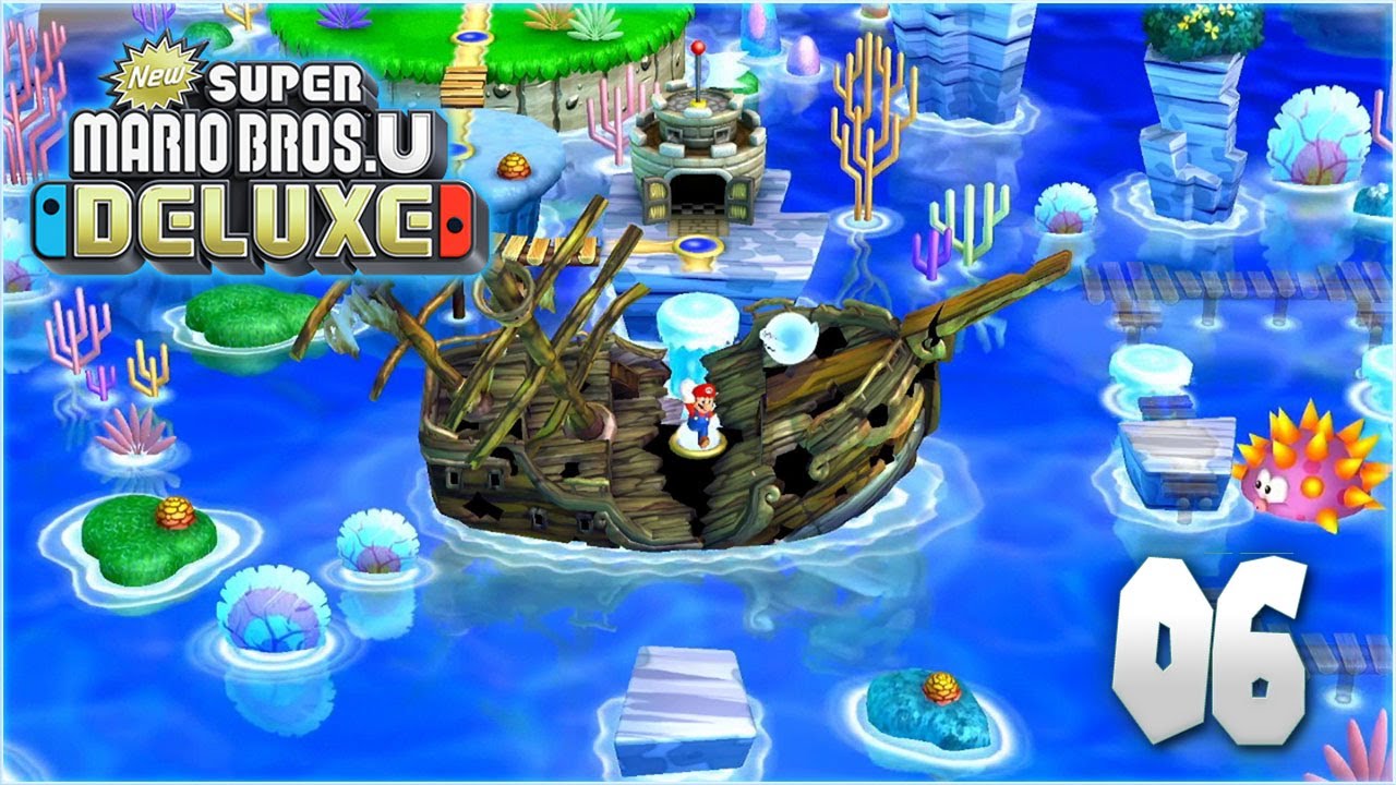 New Super Mario Bros. U Deluxe #6 - BARCO FANTASMA - YouTube