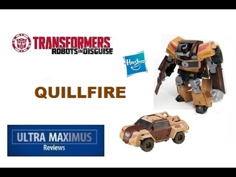 Quillfire Warrior Class Transformers Robots in Disguise (2017) - YouTube