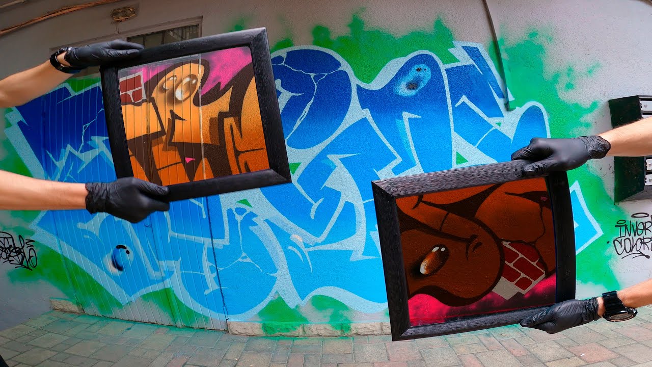 Graffiti - Tesh | NEGATIVE COLORS | GoPro [4K] - YouTube