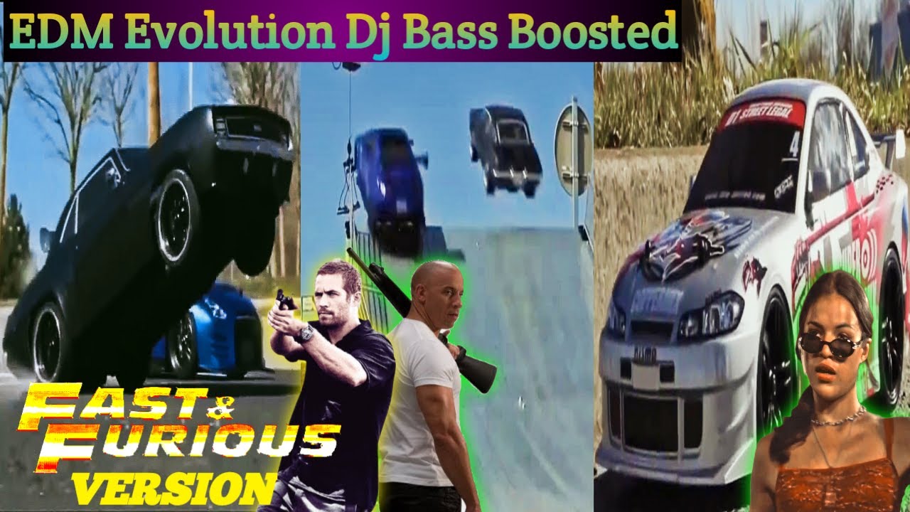 Fast And Furious style music video. Bass boosted racing music. EDM ...