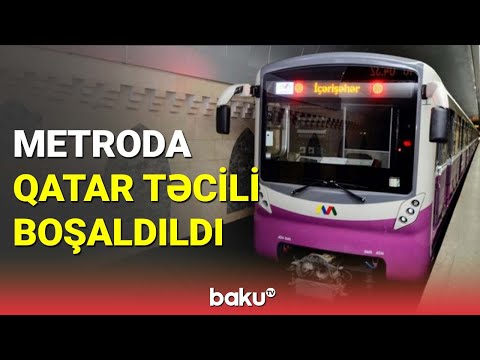 Bakı metrosunda sərnişinlər həyəcan yaşadı