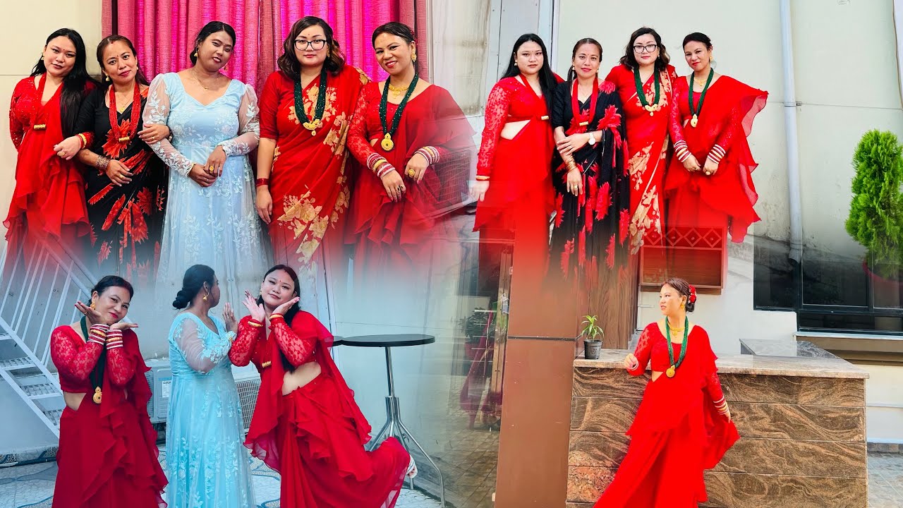 Teej celebration 2080 #darr #party - YouTube