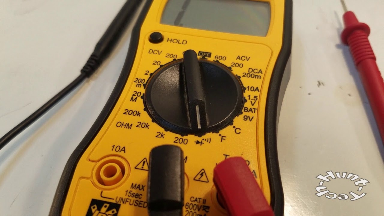 Introduction to Digital Multimeter - YouTube