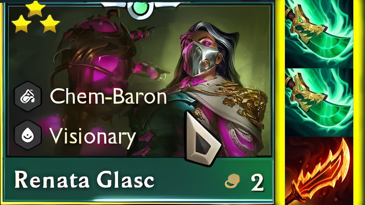 Shojin Build Renata Glasc ⭐⭐⭐ 3 Star | TFT SET 13 Perfect Old-Game ...