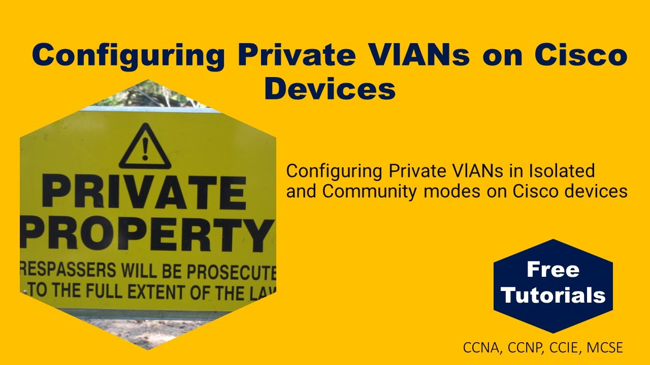 Configuring Private VLANs on Cisco Devices - YouTube
