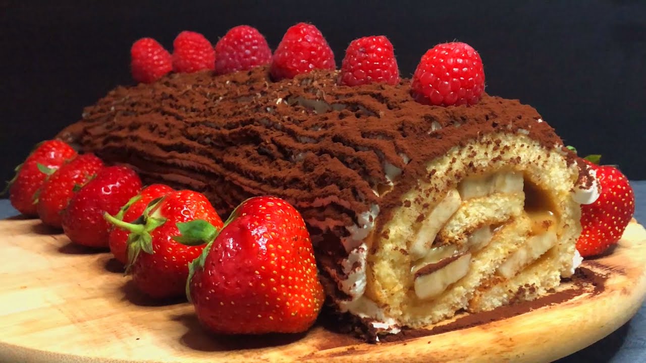 How To Make a Seriously Yummy Banoffee Roll | Original Recipe - YouTube