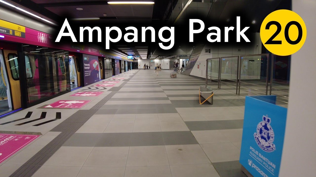 PY20 Ampang Park MRT Station (Part 1) | Putrajaya Line - YouTube
