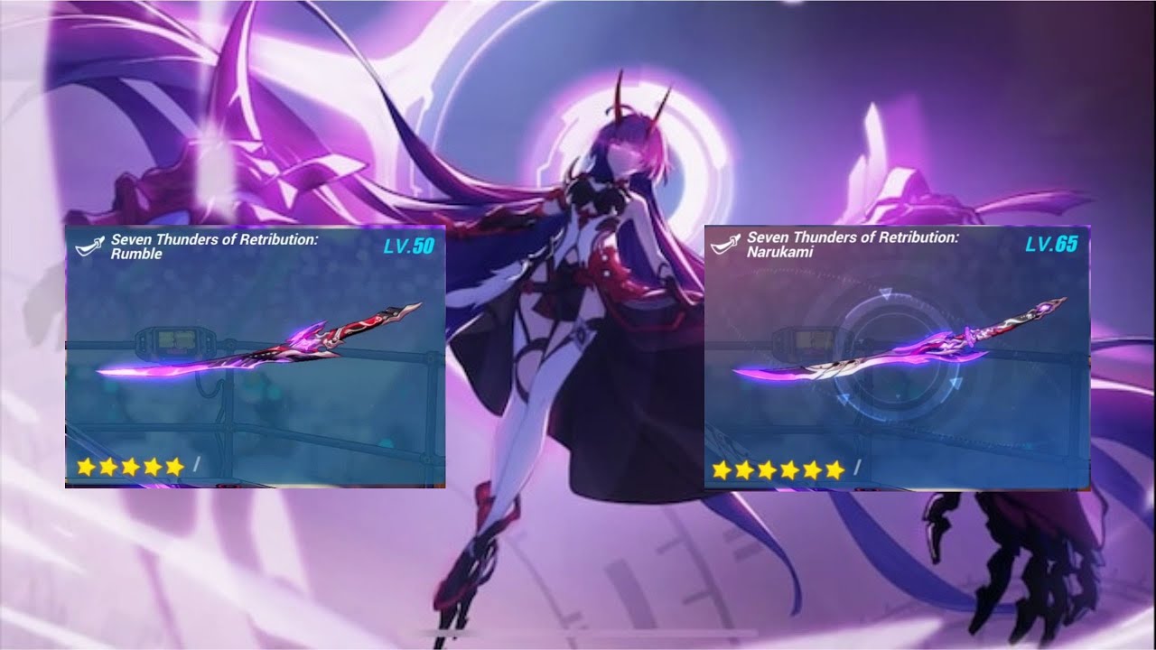 Gameplay Weapon Divine Key - Seven Thunder Of Retribution | Honkai ...