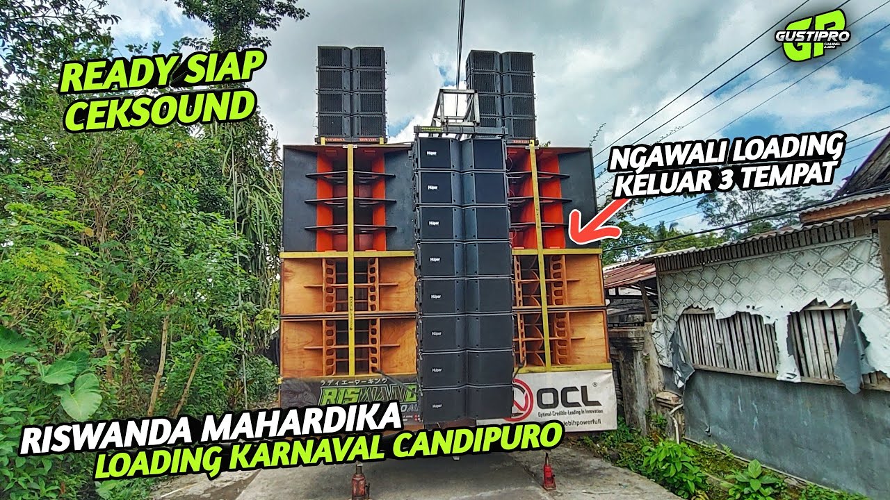 RISWANDA MAHARDIKA Ngawali Loading karnaval panggung Lombok Candipuro ...