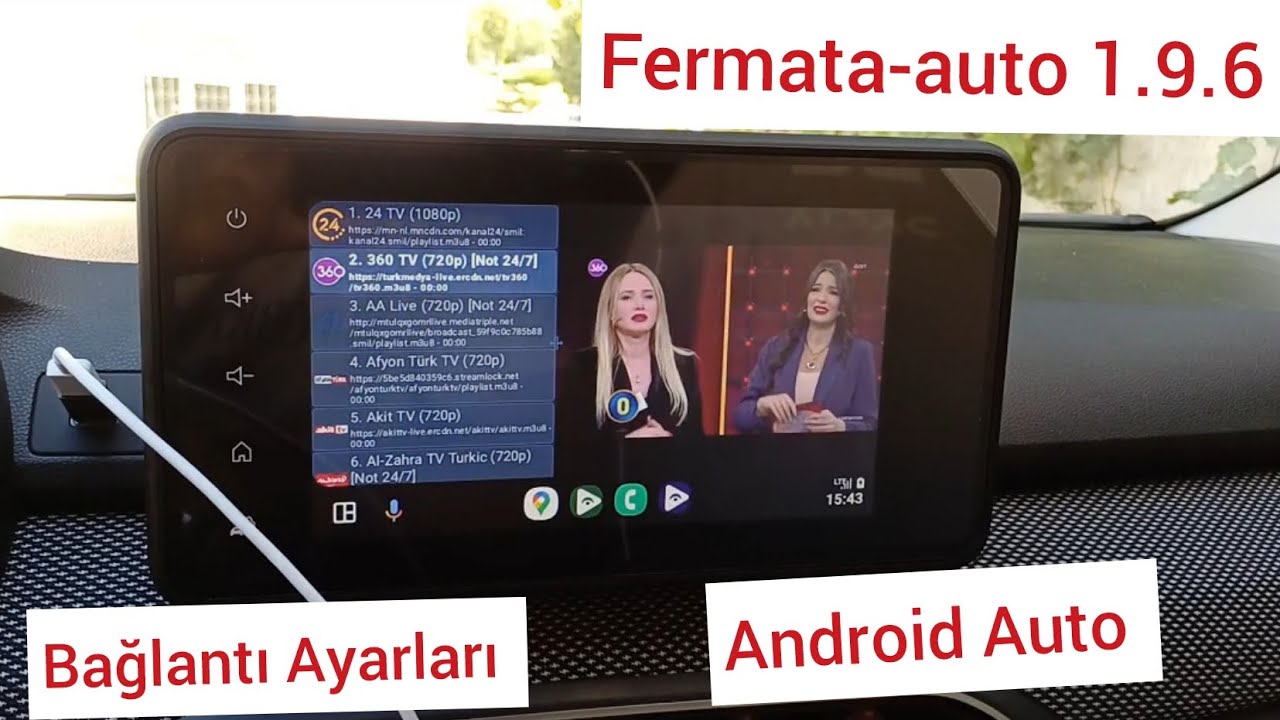 FERMATA-AUTO & ANDROİD AUTO & BAĞLANTI AYARLARI & ANDROİD SÜRÜMÜ - YouTube