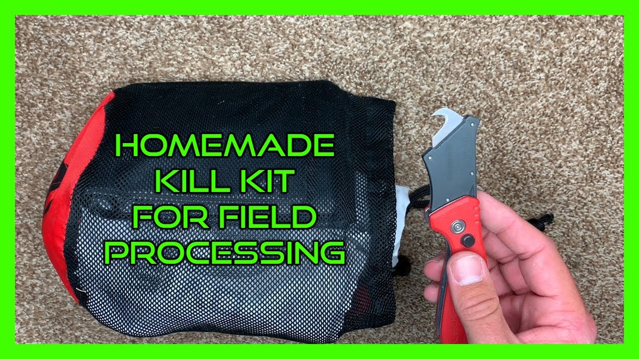 Homemade Kill Kit for processing game in the field - YouTube