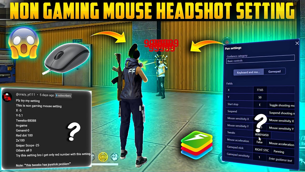 Master Free Fire with the Perfect Non-Gaming Mouse Settings ⚙ ...
