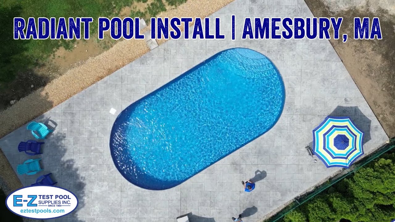 Radiant Pool Install | Amesbury, MA - YouTube
