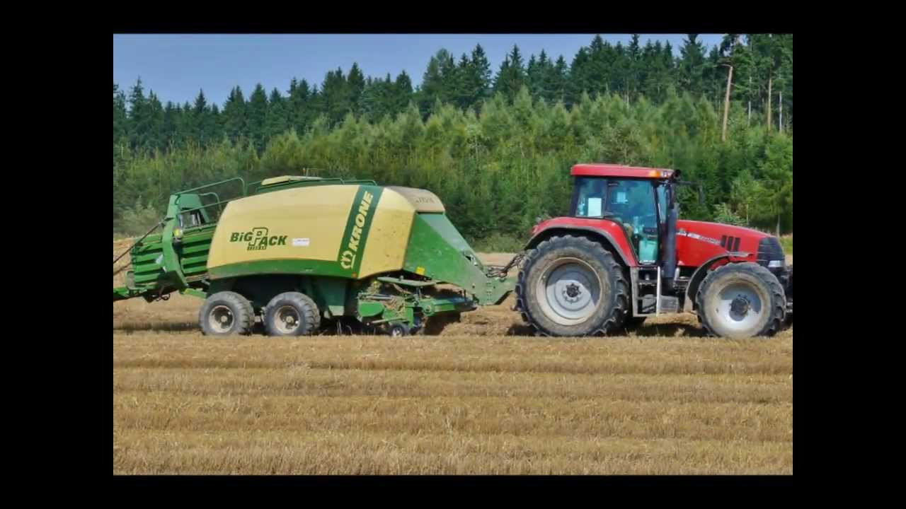 Case ih CVX 1195 + Krone Big Pack 1290 CX - YouTube