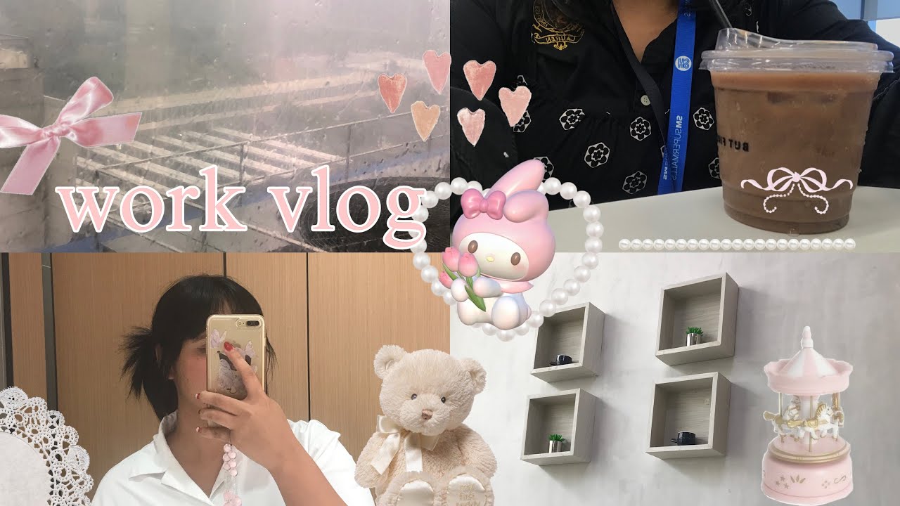corporate girlie | working in manila | a day in my life ⌨️💞☔️ - YouTube