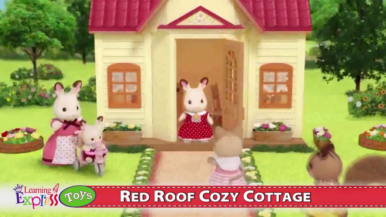 Calico Critters Red Roof Cozy Cottage - YouTube