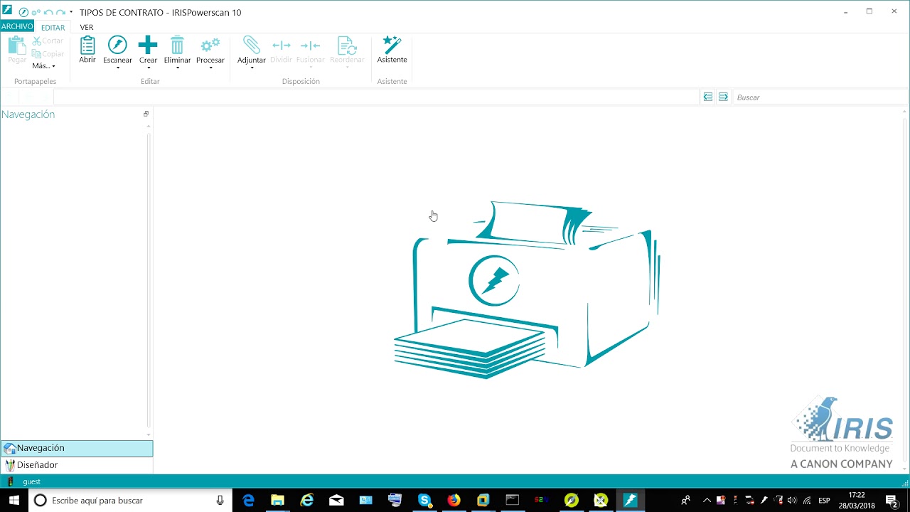 Demostracion de Iris Powerscan con Therefore - YouTube