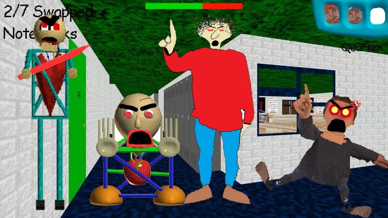 How To Make Baldi basics With Gamepad - YouTube