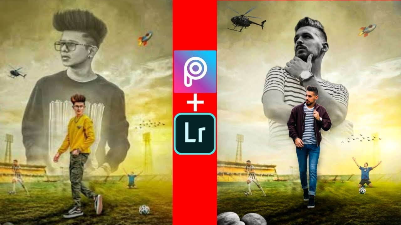 Creative Dual Concept Photo Editing || PicsArt Dual Photo Editing ...